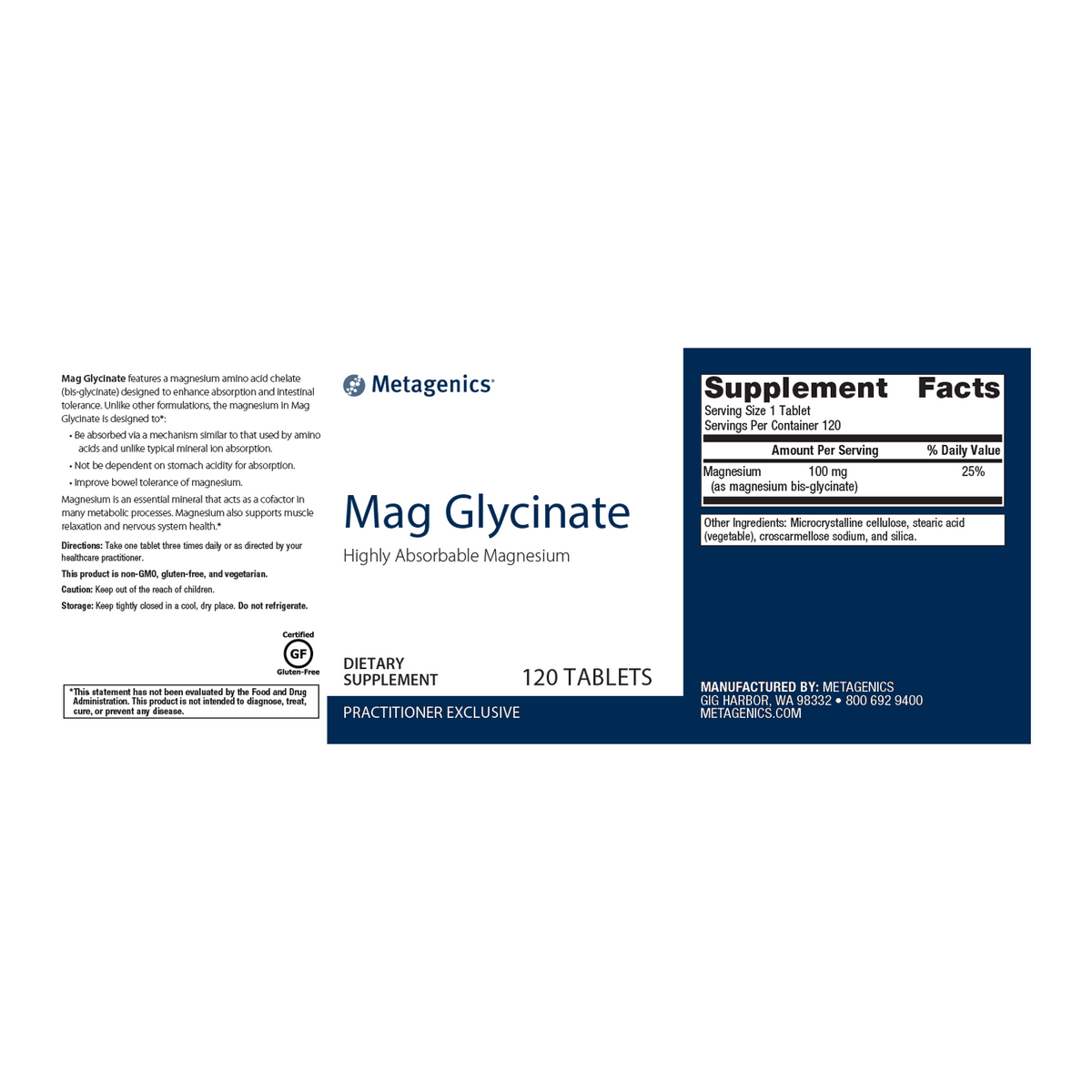 Metagenics Mag Glycinate – Life Science Pharmacy