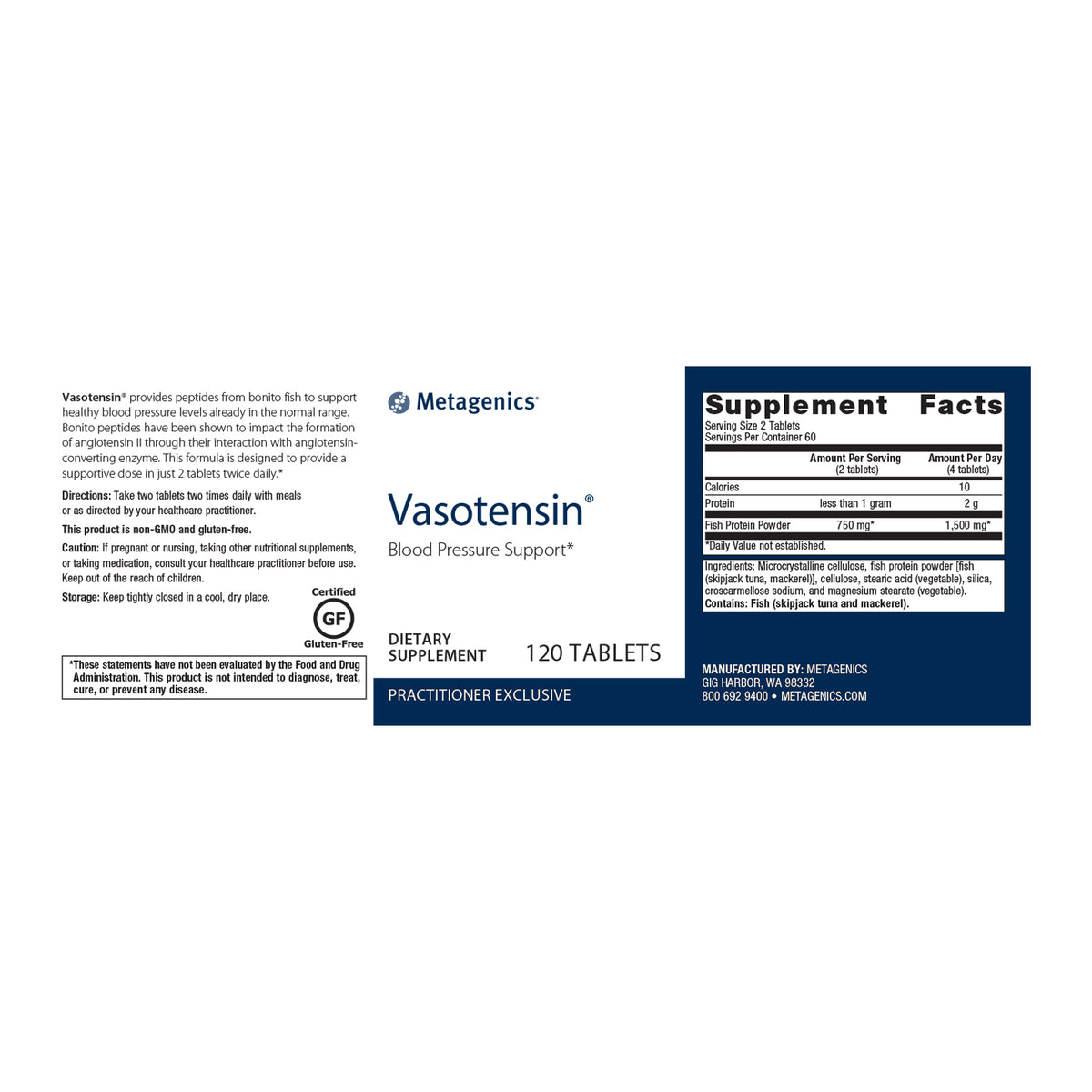 Metagenics Vasotensin – Life Science Pharmacy