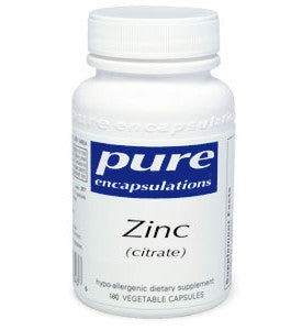 Pure Encapsulations Zinc (citrate) – Life Science Pharmacy